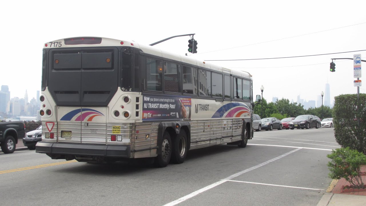 NJT MCI D4500CL #7175 on the 128 to New York (Inside) in HD - YouTube