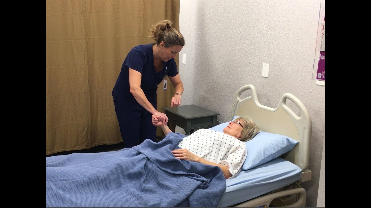 Colorado CNA | Skill 6 | Counts and Records Radial Pulse - YouTube