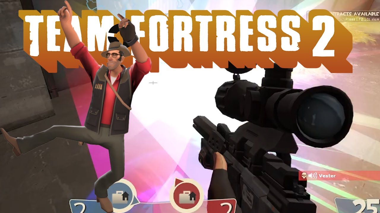 Tf2 Minecraft Sniper Gameplay - YouTube