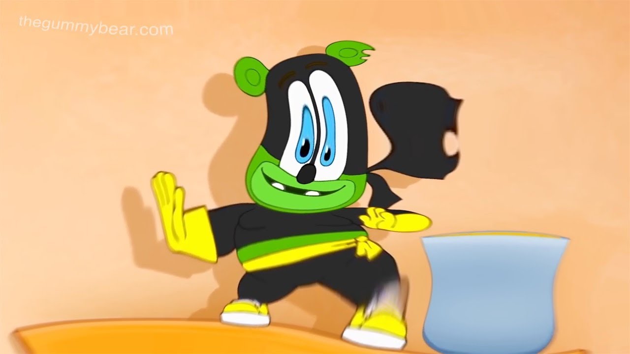 WIBBLY WOBBLY Gummibär REQUETD VIDOE Gummy Ninja Weird Gummy Bear Song ...
