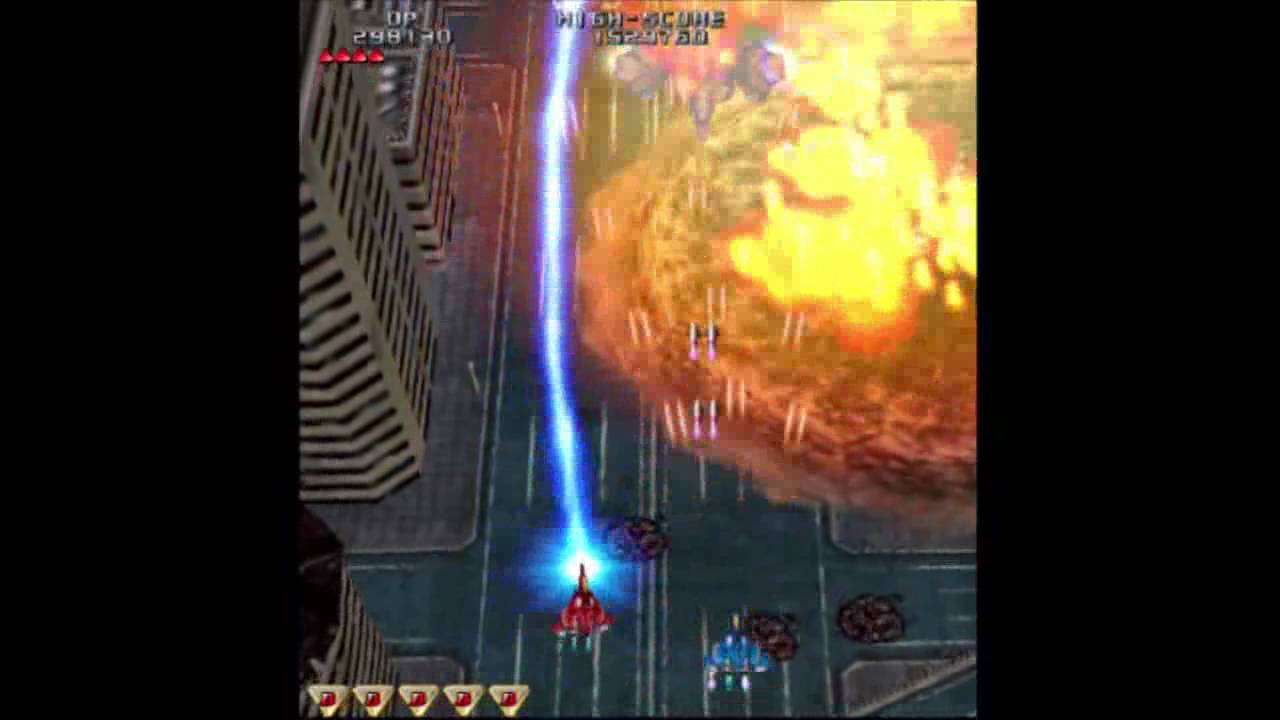 Raiden 3 - Stage-1 Double Play (PS3) - YouTube