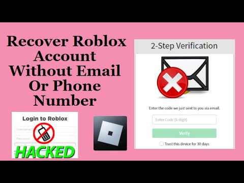 How to Recover your Roblox Account Without Email or Phone Number ...