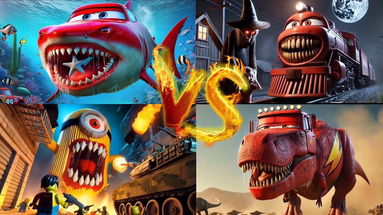 🔥 Evil McQueen vs Monster Mater – Ultimate Cars Battle! ⚡️🚗 #evil # ...