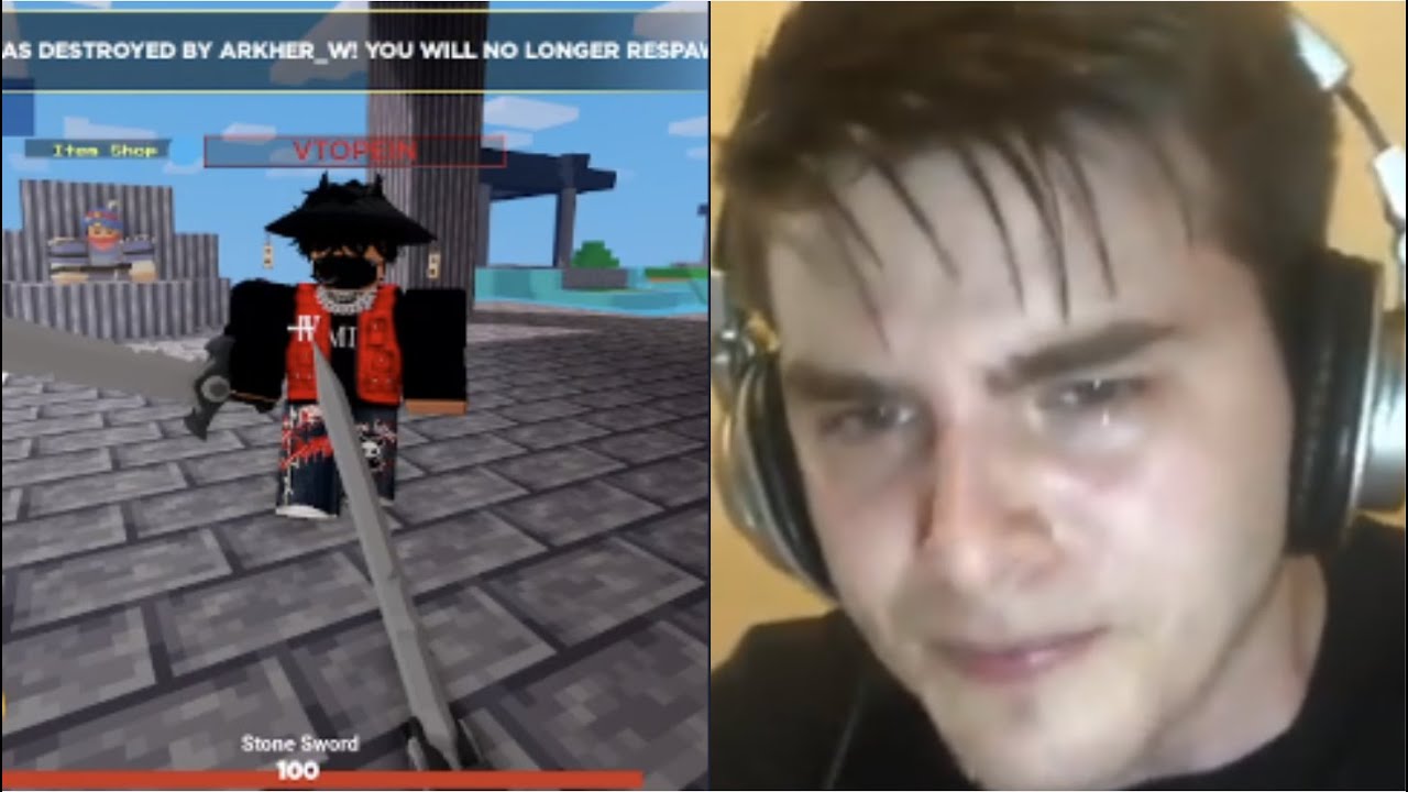 Roblox Bedwars + Sweating Gamer Meme - YouTube