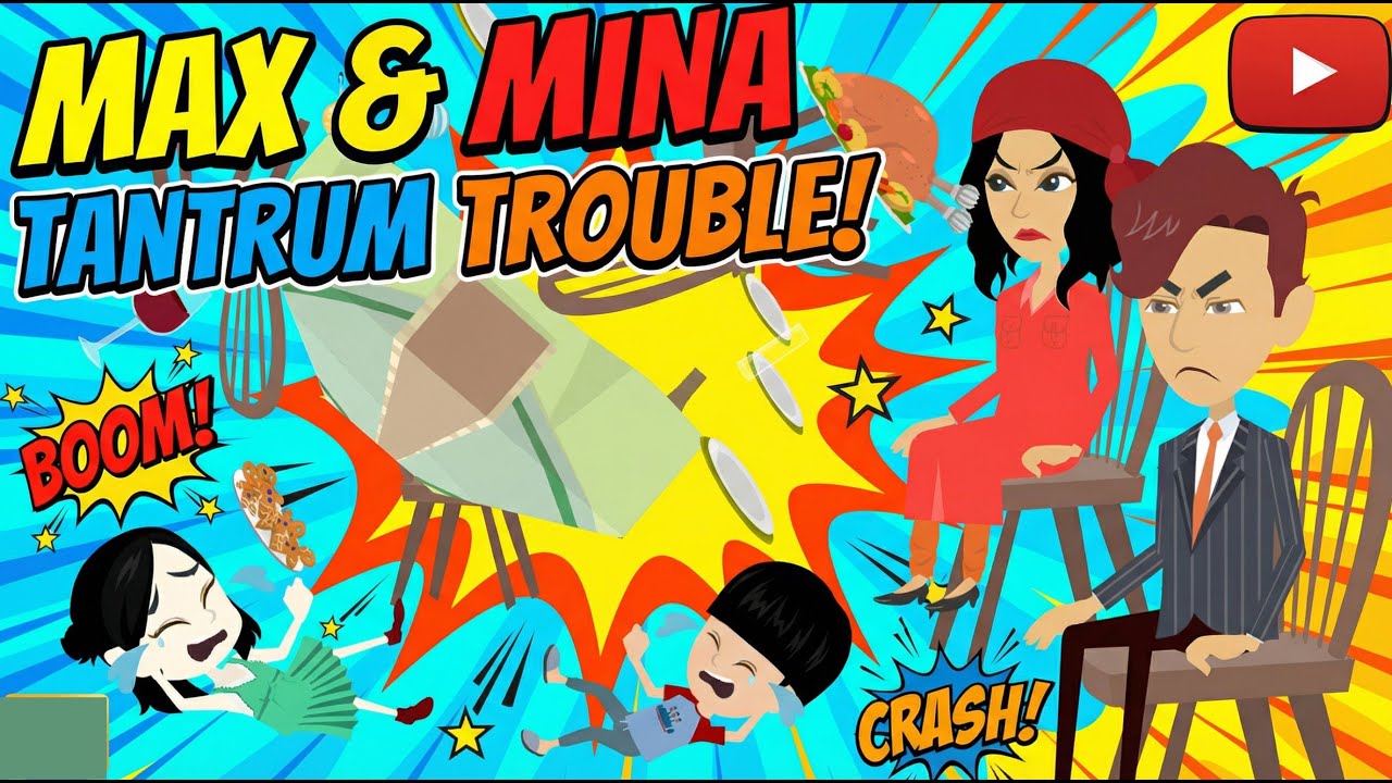 Max and Mina Throw a Tantrum at Dinner! - Conversation in English ...