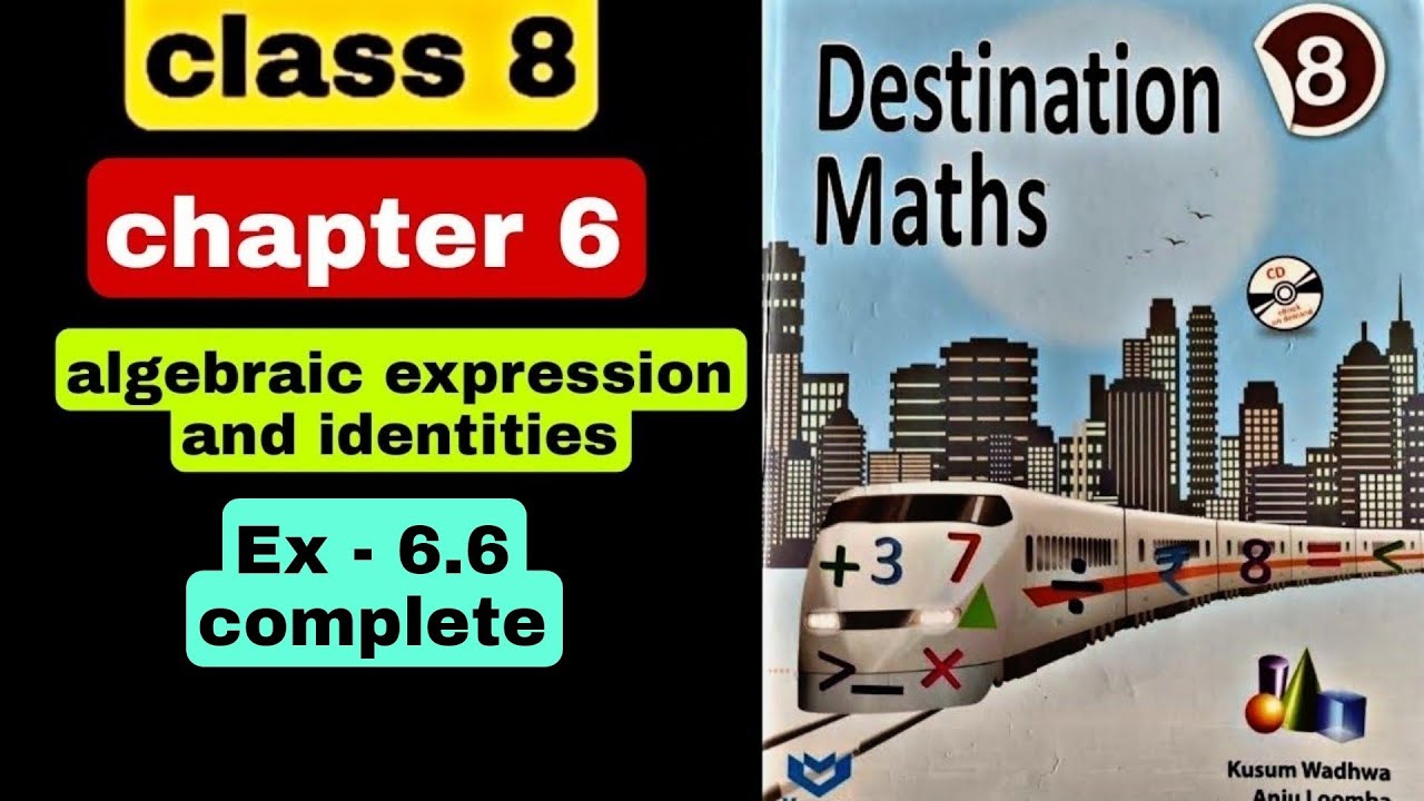 class 8 destination math | ch 6 algebraic expression and identities ...