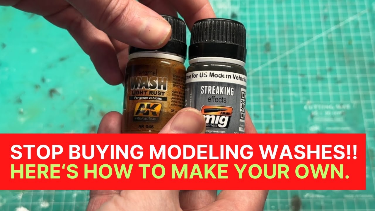 How to Make Your Own Modelling Washes - YouTube