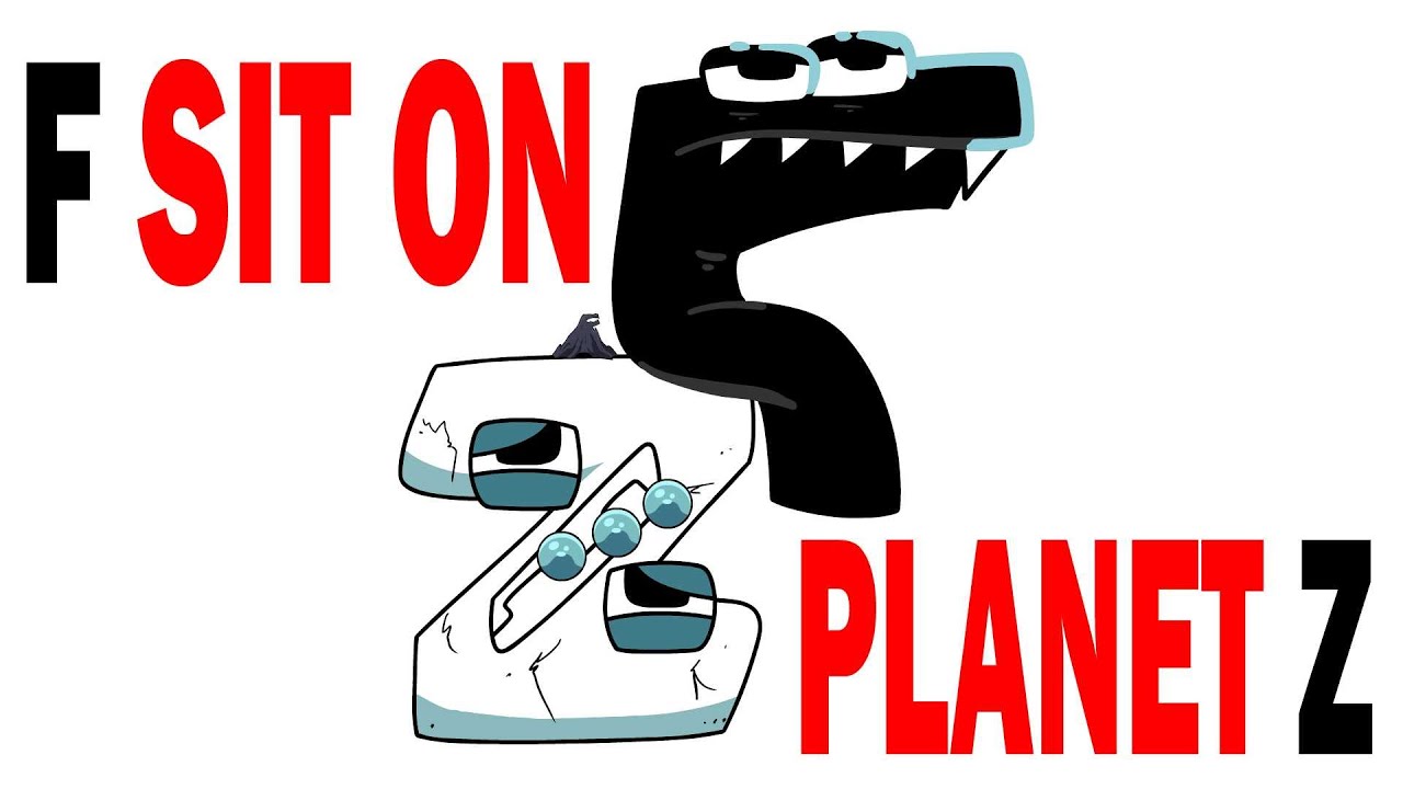 Alphabet Lore But F sit on Z Planet Animation - YouTube