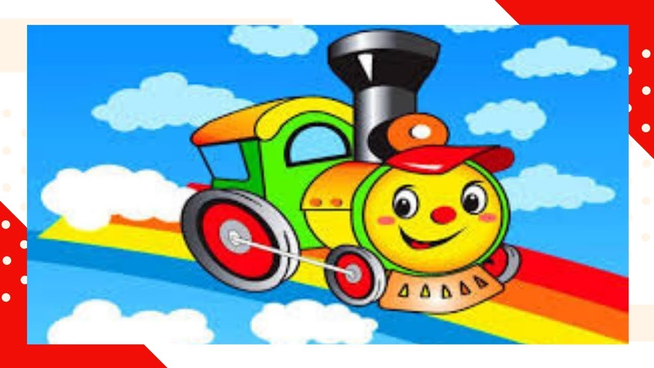 Learning english with train/for kids/Train cartoon/count for ...