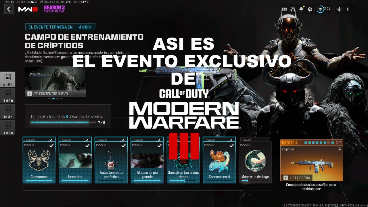 Así es Campo de Entrenamiento de Críptidos | COD: Modern Warfare III #17 - YouTube