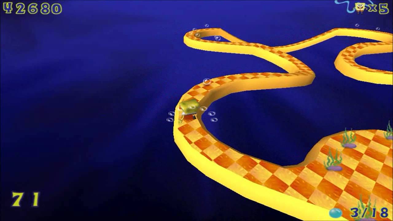 SpongeBob SquarePants Obstacle Odissey [Blue Abyss] - YouTube