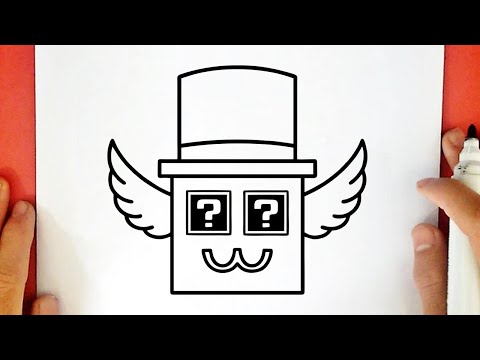 COMMENT DESSINER ADMIN LUCKY BLOCK de Steal a Brainrot (Roblox) - Tutoriel de Dessin Étape par Étape