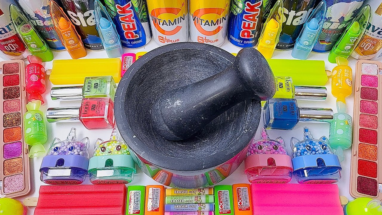 🎅🏻🎄Satisfying videos of making slime with lotion-lipstick-foam and combining random things - YouTube