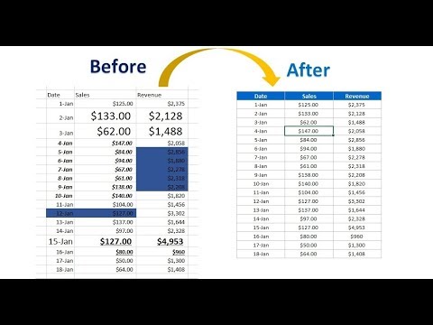 Quick Data Formatting by Personal Macro - YouTube