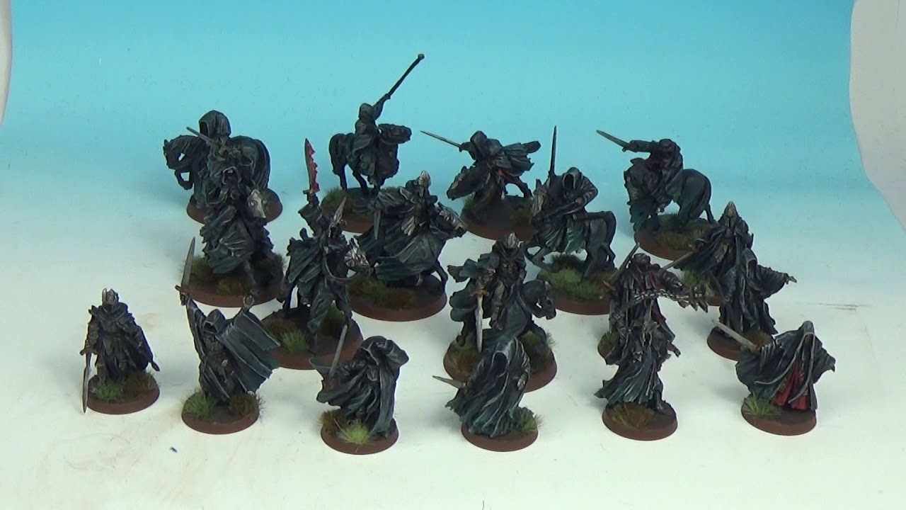Lord of The Rings Legendary Legion - The Nine Ringwraiths - YouTube