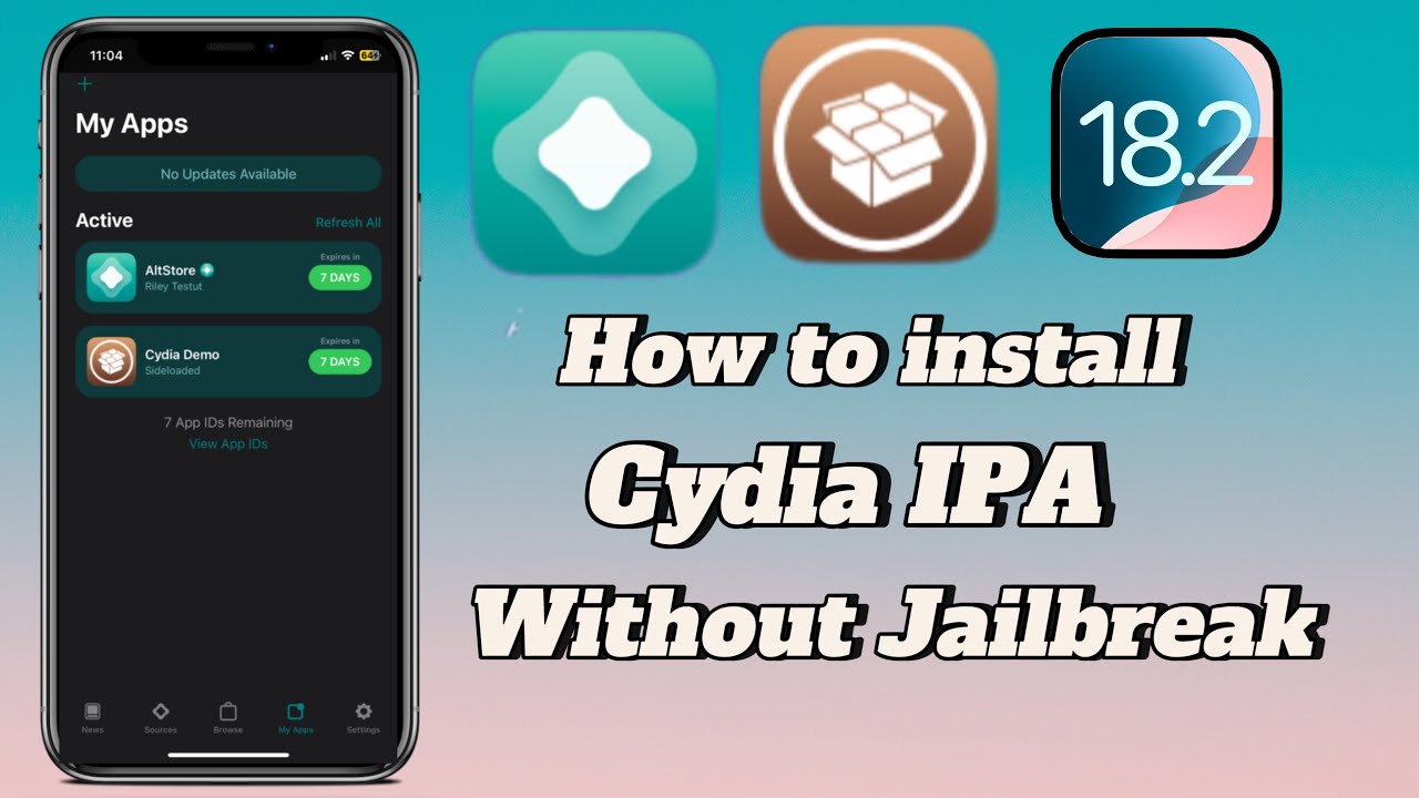 Cydia IPA: How to install Cydia IPA iPhone/iPad for iOS 18.2 - 16 ...