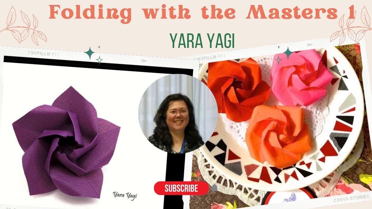 Origami Maniacs: Folding with the Masters 1: Yara Yagi (Brazil) - YouTube