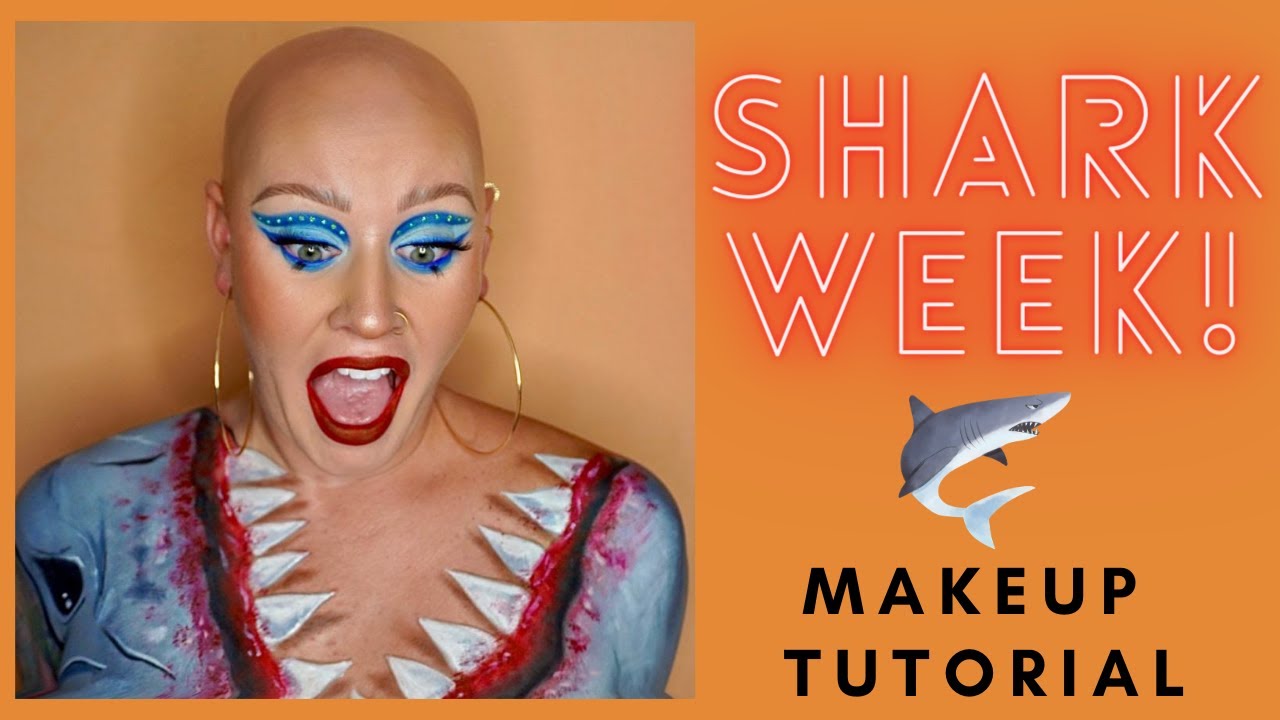 SHARK MAKEUP TUTORIAL! - YouTube