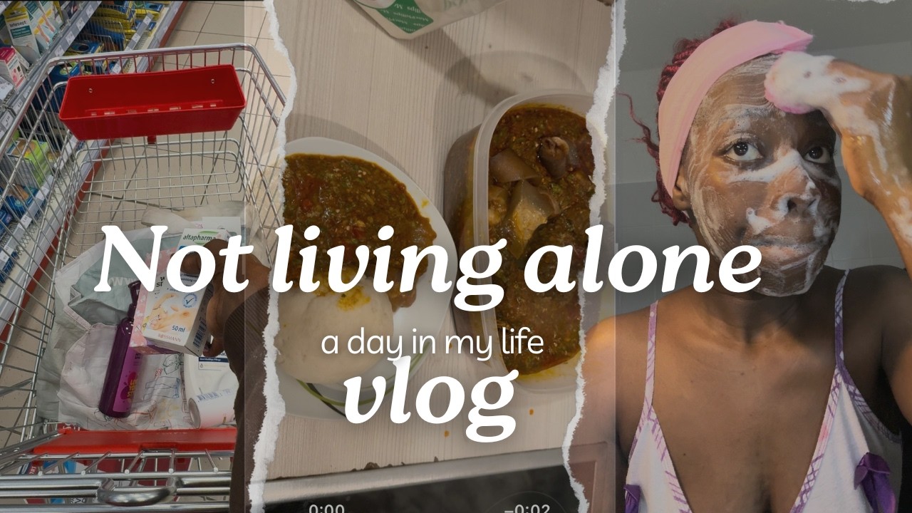 MAKING GHANA FOOD FOR A Nigerian MAN IS NOT EASY//NOT LIVING ALONE VLOG ...