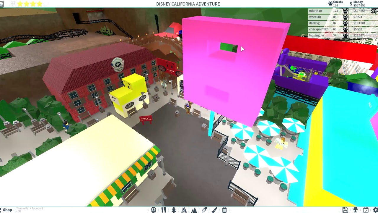 Roblox California Adventure Tour Theme Park - YouTube