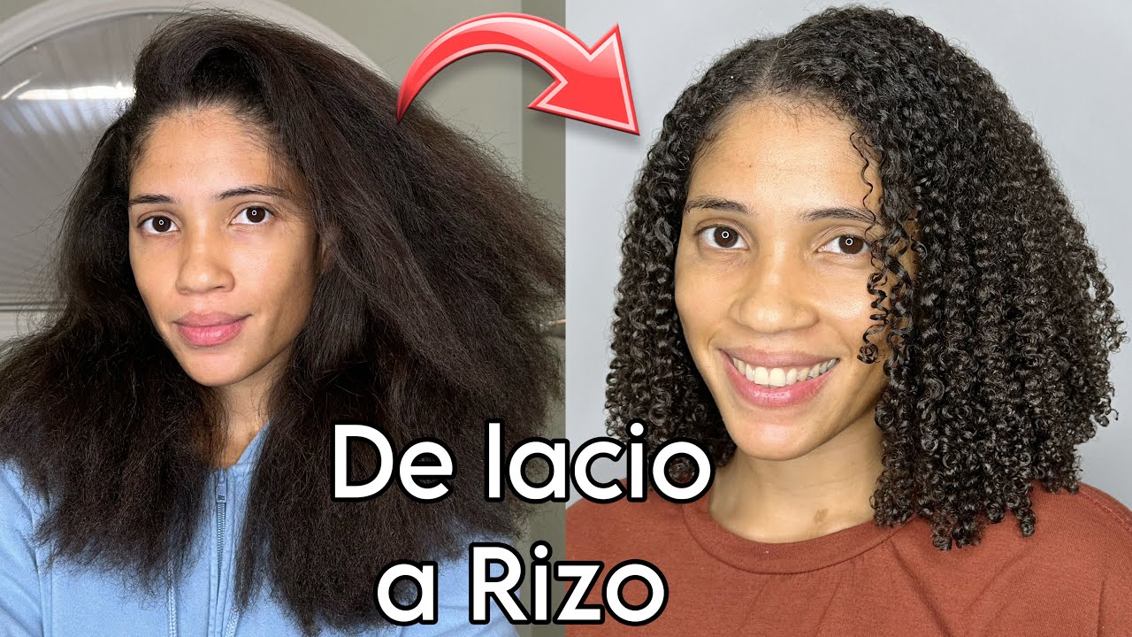 Defino mis rizos después de llevarlos lacio / De lacio a rizo - YouTube