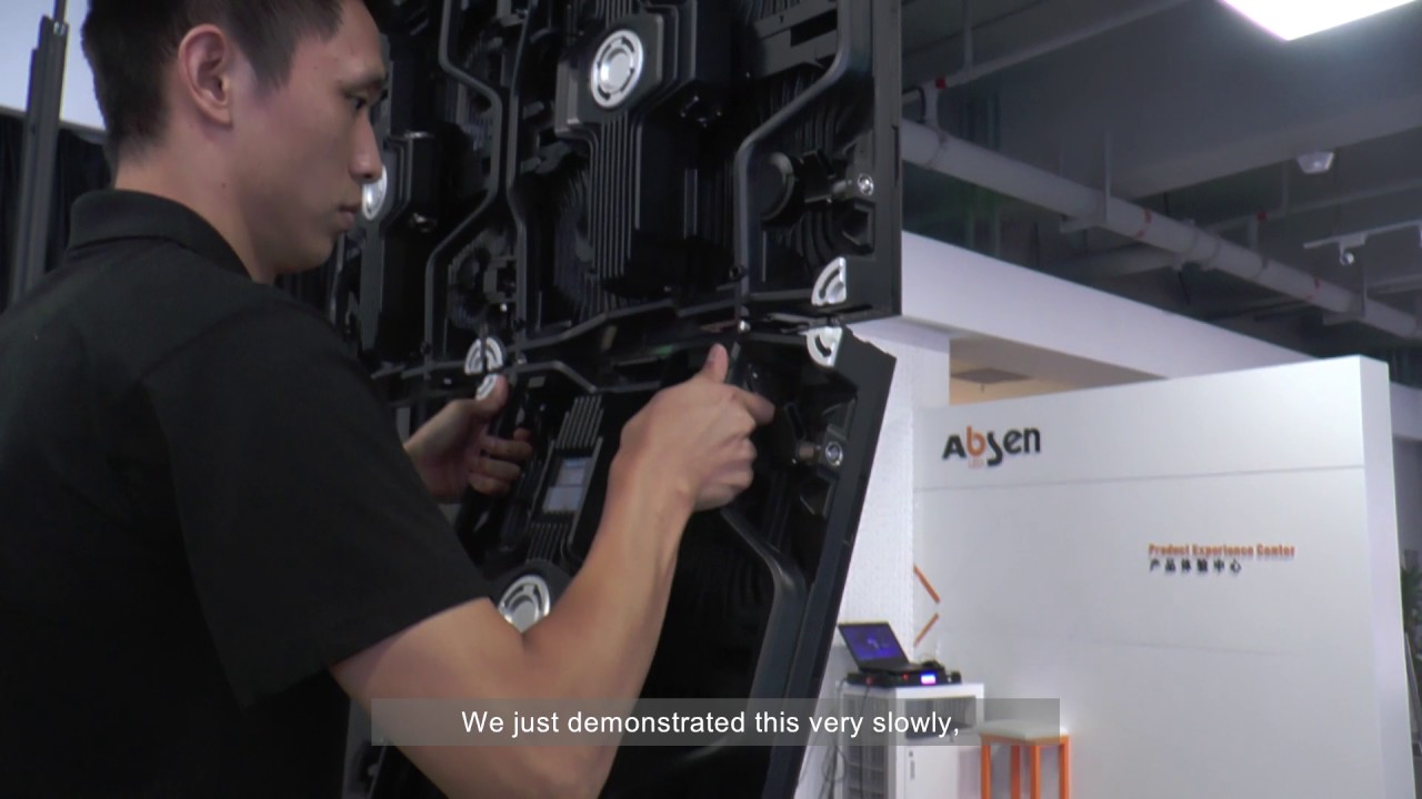 Absen M2.9 product installation video - YouTube