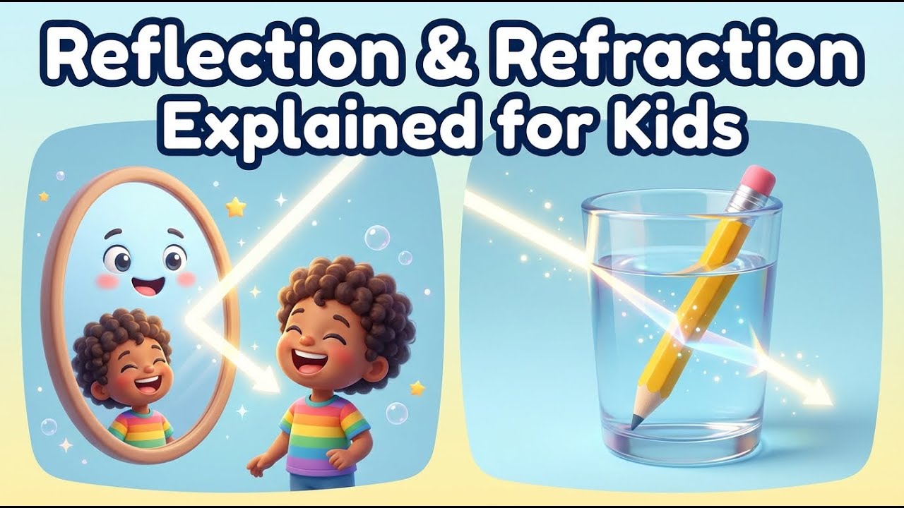Reflection & Refraction of Light | Explained for Kids - YouTube
