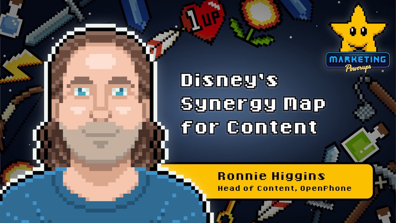 Ronnie Higgins' Content Synergy Map (Inspired by Walt Disney ...