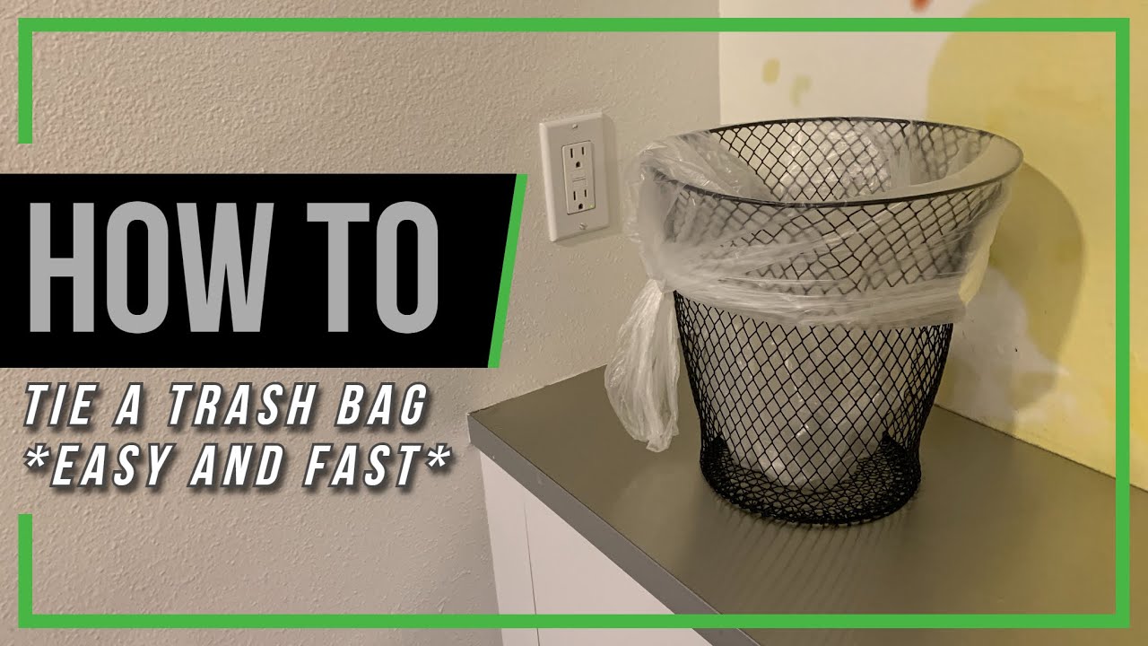 How to Tie Trash Bags 🗑️ Janitor Cleaning Tutorial┃#AttainVideos - YouTube