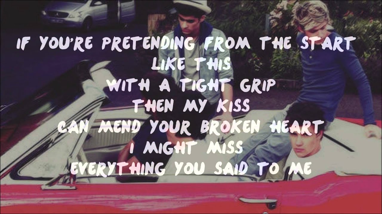 Over Again - One Direction w/ Lyrics - YouTube