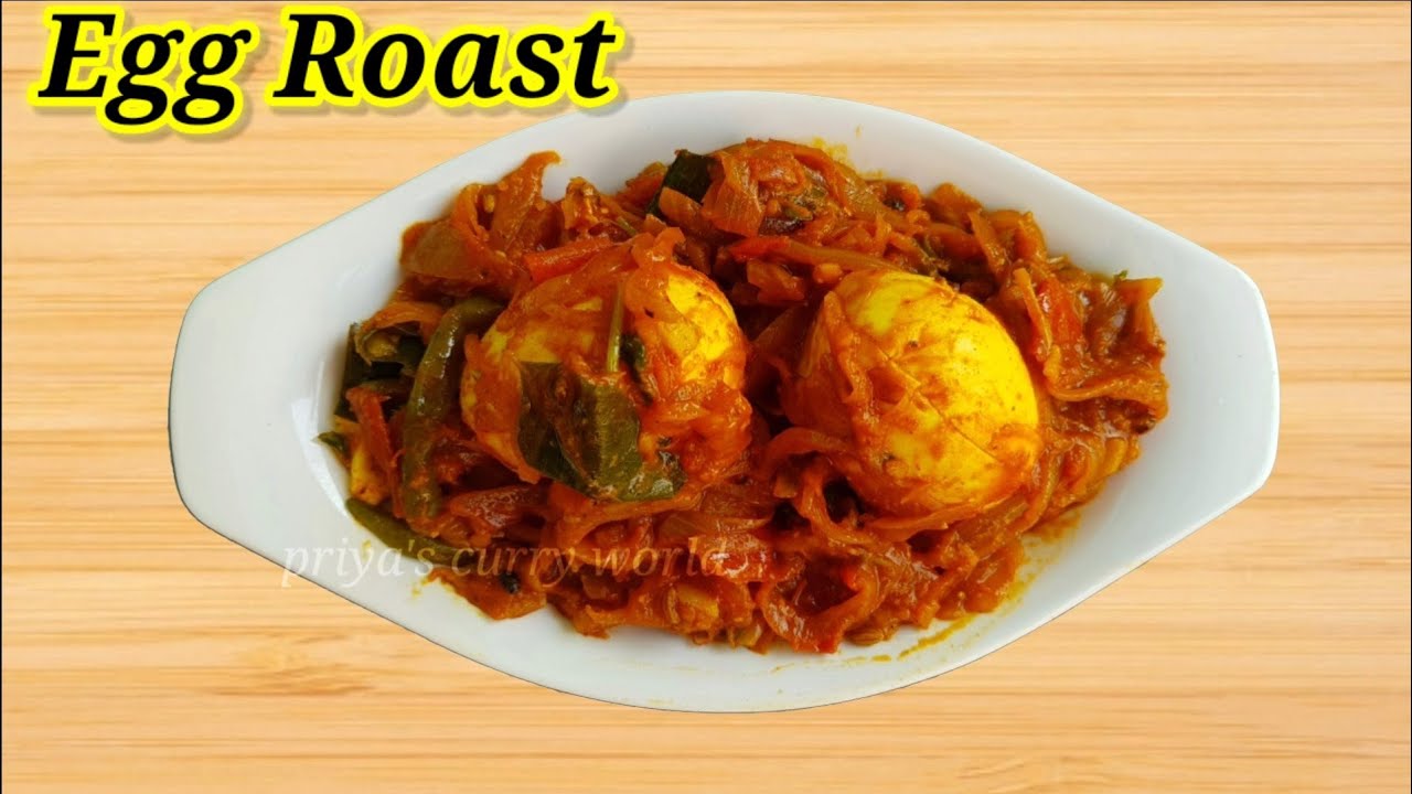 Egg Roast Recipe |Egg Roast | How To Make Egg Roast | Mutta Roast - YouTube