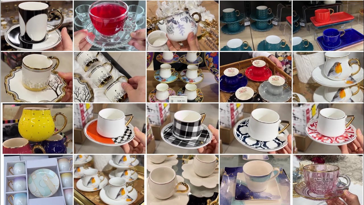New collection 2024 Stylish 😍 Teacups design// Fancy Tea Cups// Coffee ...