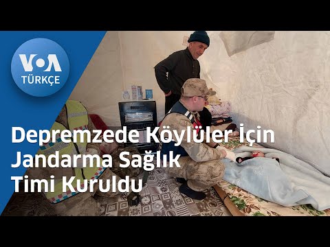 Depremzede Köylüler İçin Jandarma Sağlık Timi Kuruldu| VOA Türkçe