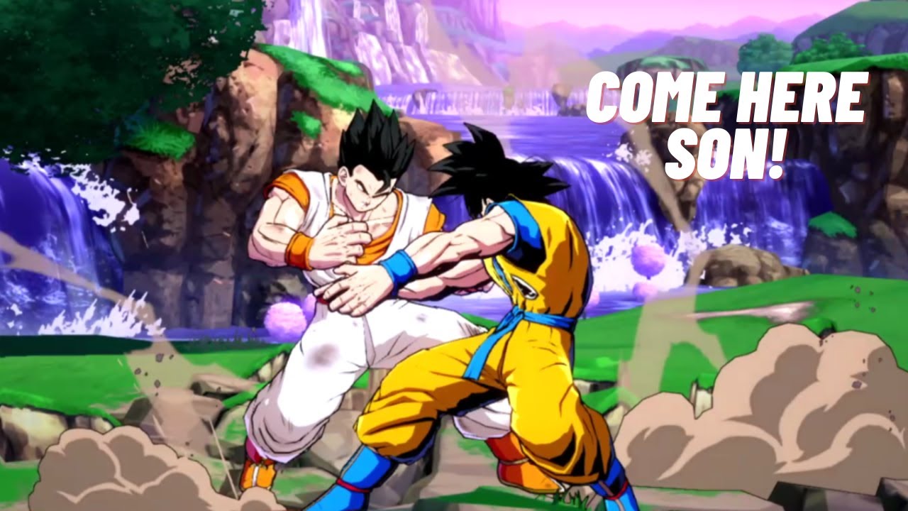 Goku Gives Gohan A Hug - DBFZ - YouTube