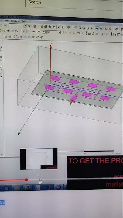 Design of a 2*2 array microstrip patch antenna HFSS | ANTENNA PROJECT ...