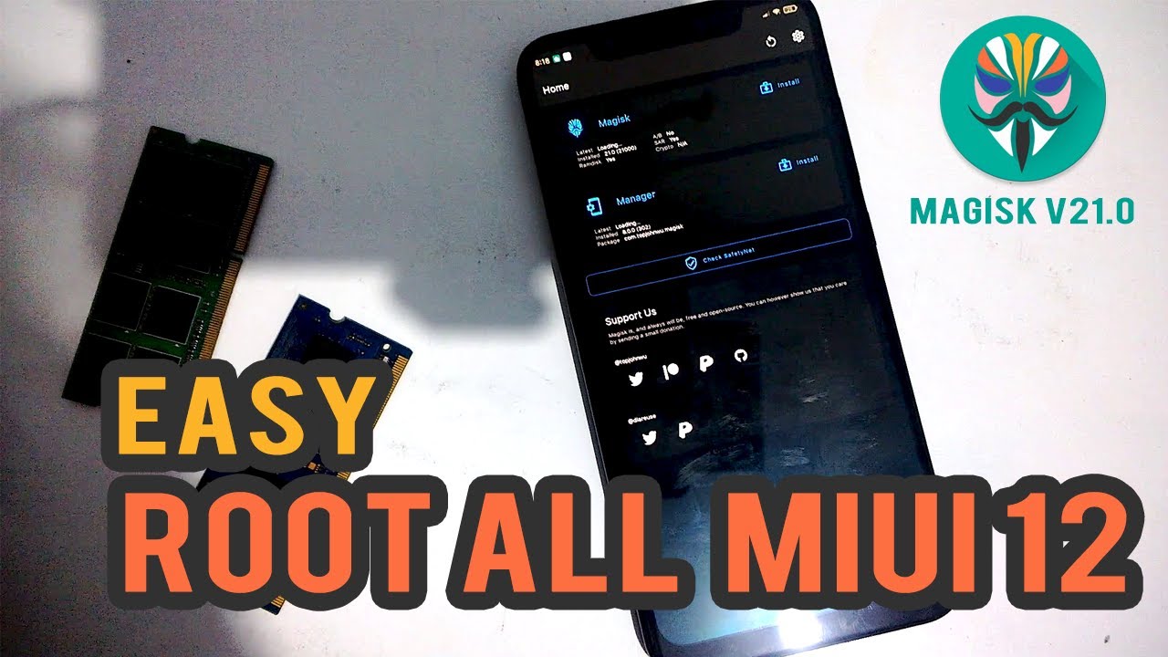 How To Root MIUI 12 With Magisk V21.0 | MI 8 | No Bootloop - YouTube