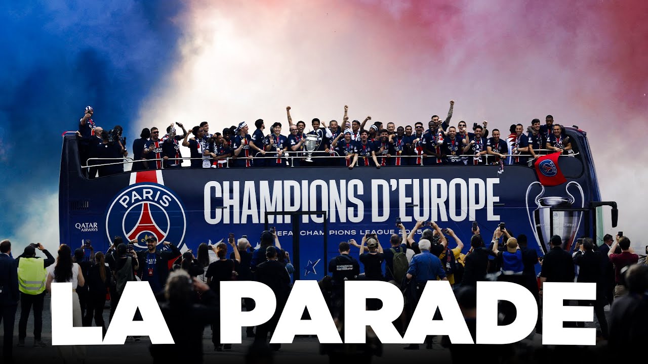 Les MEILLEURS MOMENTS de la PARADE des CHAMPIONS du PSG sur les Champs ...