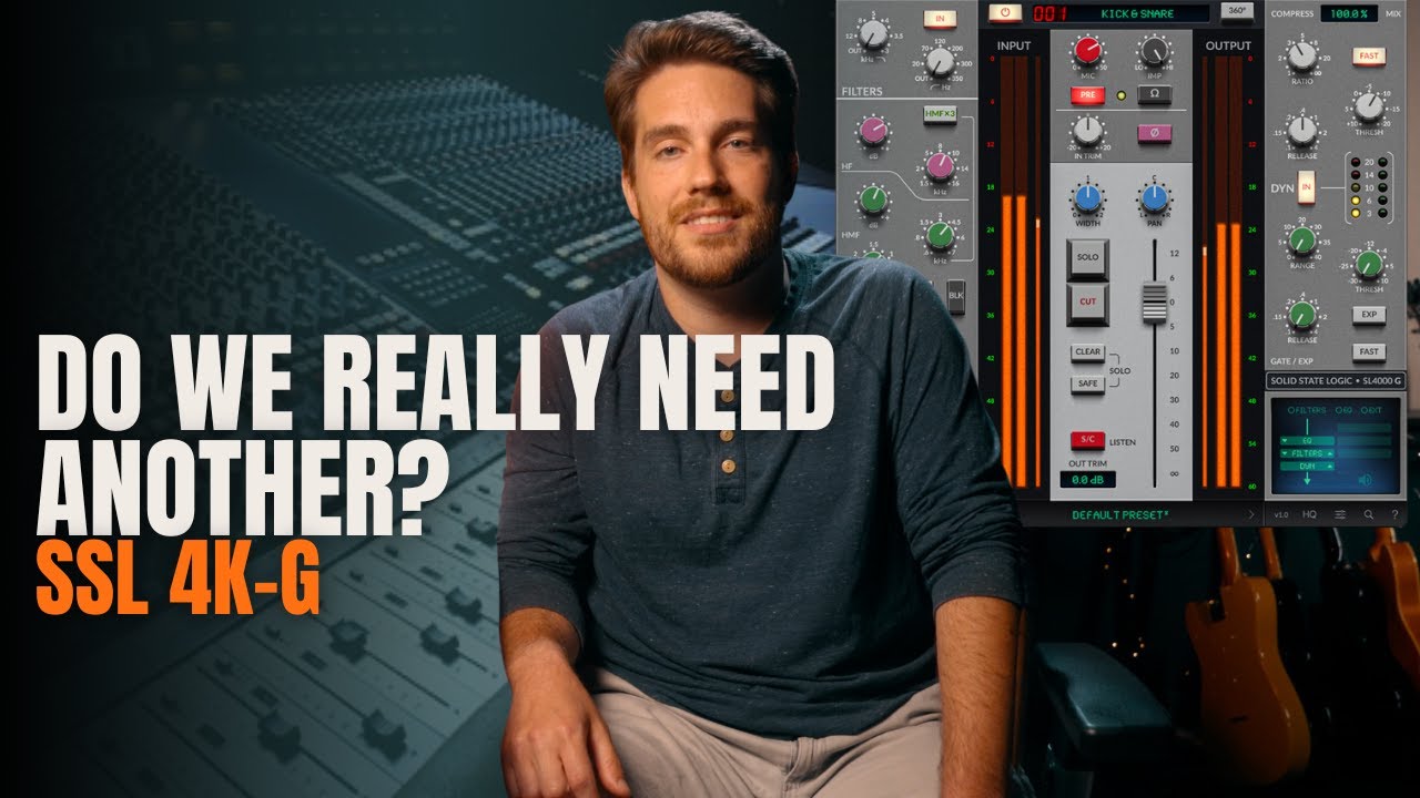 SSL 4K-G Channel Strip Plugin Review, Overview & Examples - YouTube