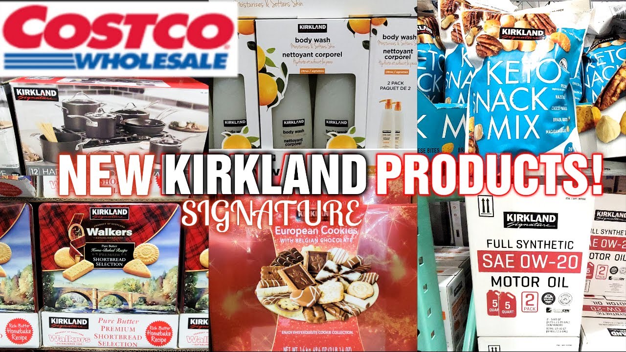 COSTCO KIRKLAND SIGNATURE PRODUCTS! - YouTube
