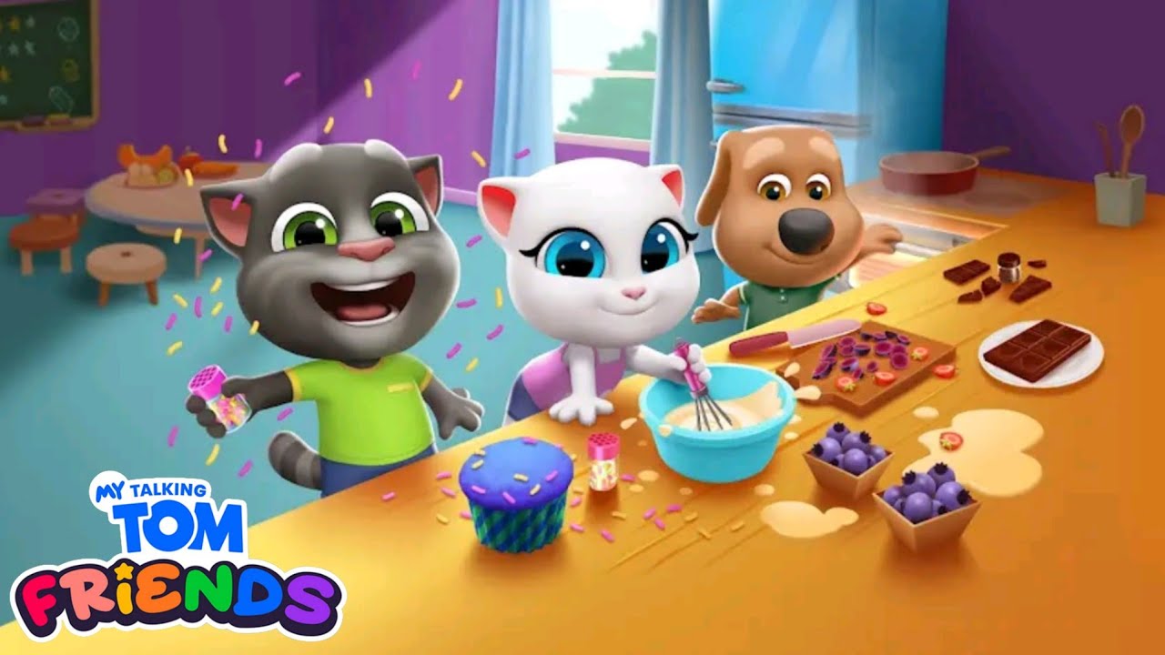 My Talking Tom Friends - New Cooking Minigame Recipes Official Update ...
