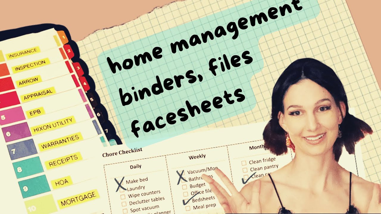 MY PAPER MANAGEMENT SYSTEM | Home & personal binder set-up ...