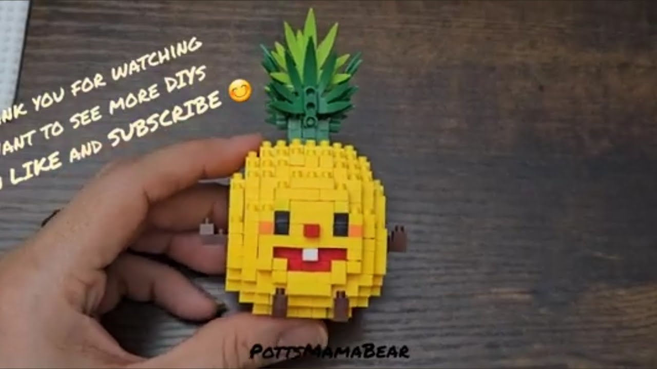 Pineapple by Super Delicious Block Model kit from Temu | DIY - YouTube