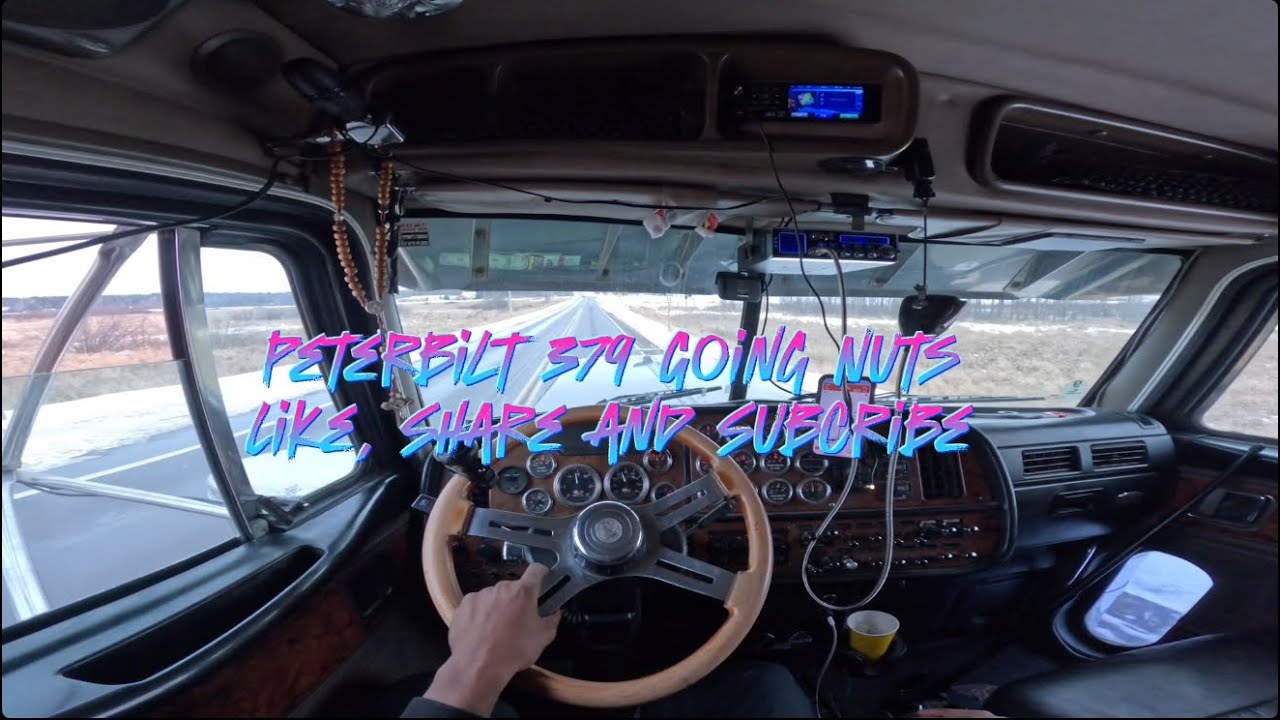 Shifting an 18 Speed Peterbilt 379 - YouTube
