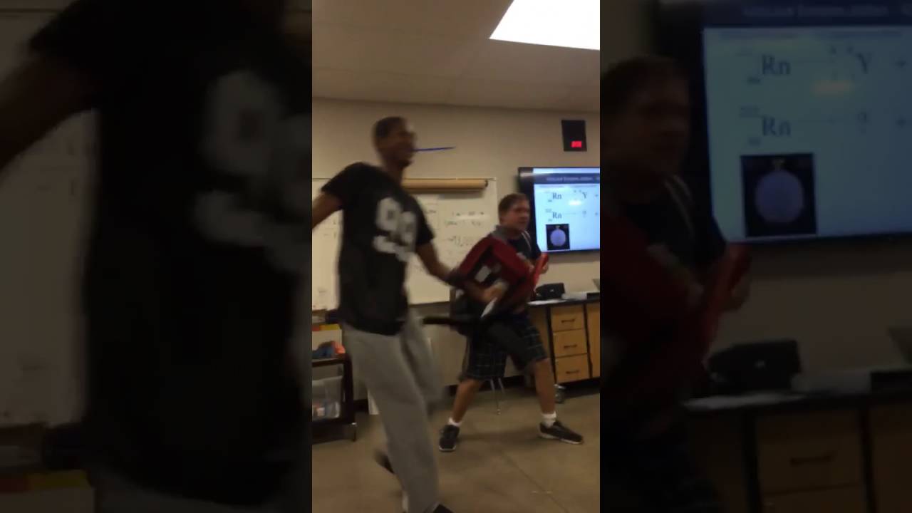 Classroom "fight" 1-2 - YouTube
