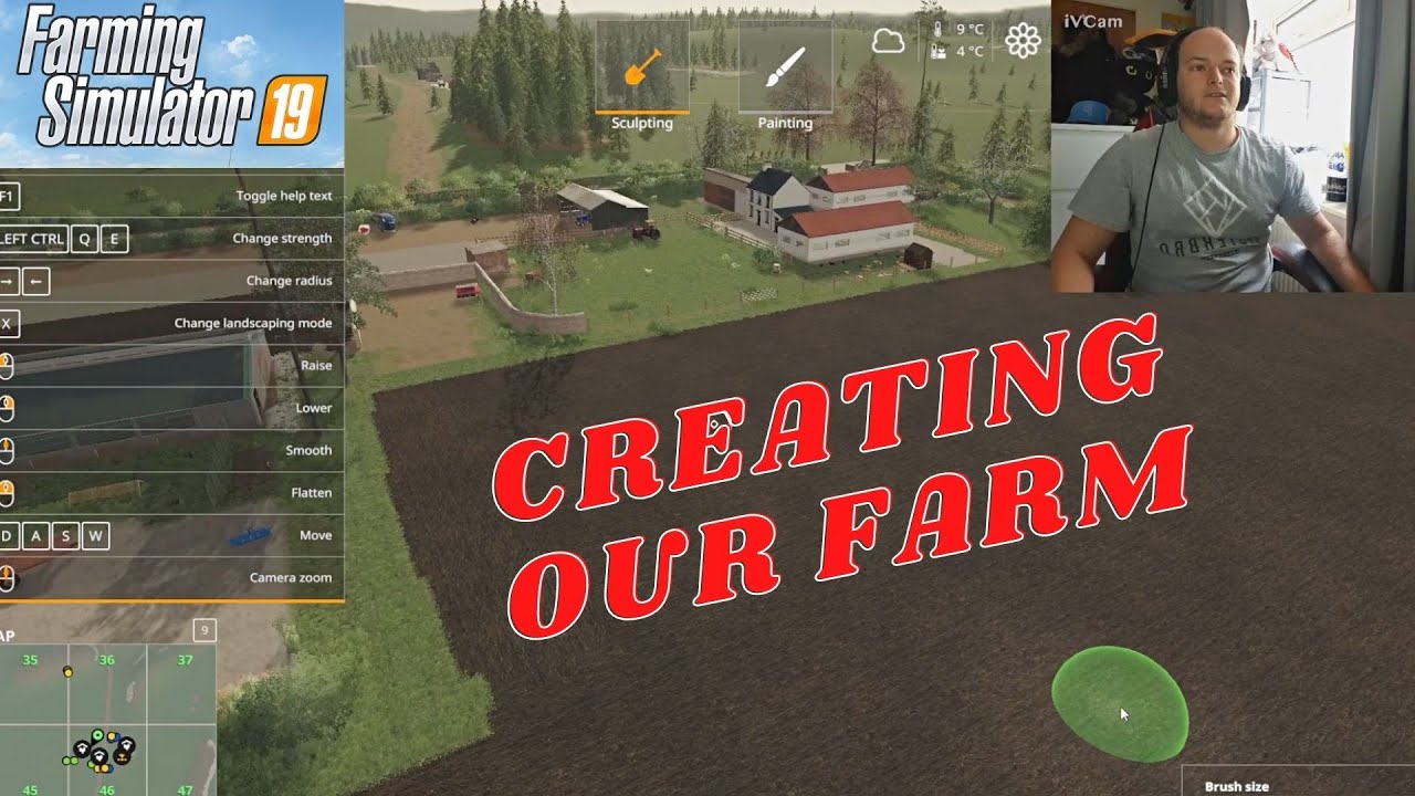 CREATING OUR FARM ON FARMING SIMULATOR 19! - YouTube