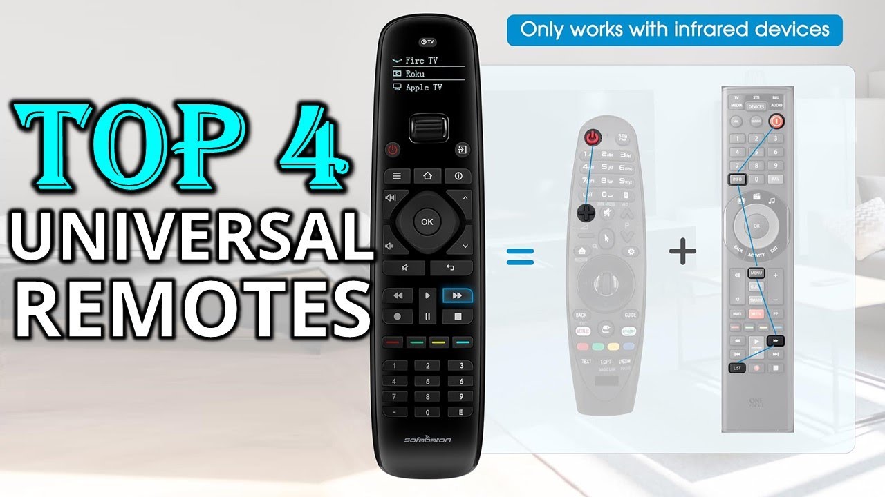Top 4: Best Universal Remotes 2024 - Ultimate Universal Remote Showdown ...