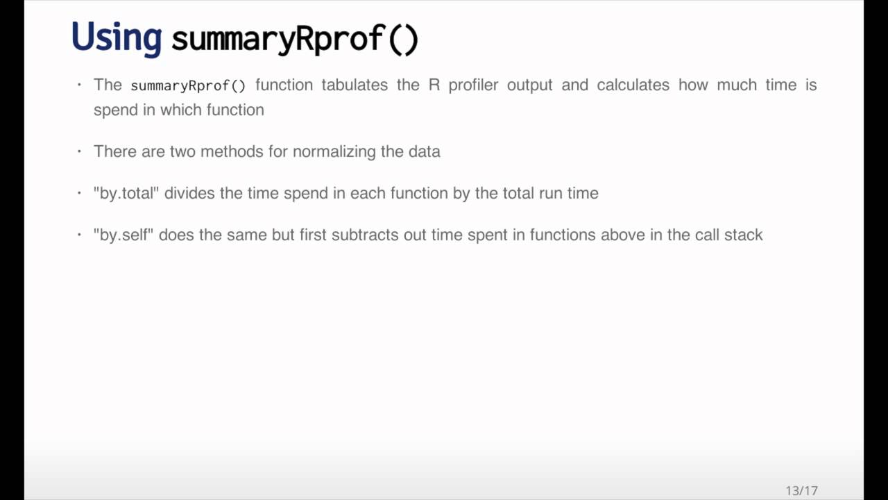 R Profiler part 2 HD 720p - YouTube