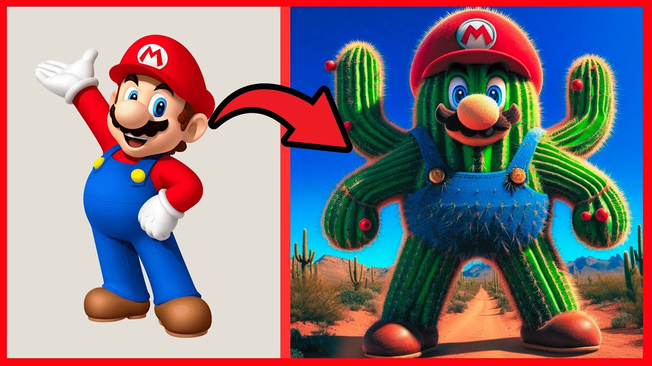 24 Hours to Imagine Mario Characters as Cacti Before It's Too Late ...