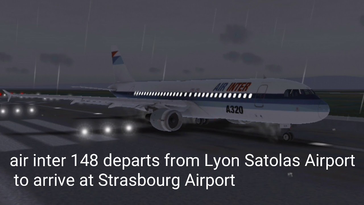 Air inter flight 148 crash (real flight simulator) - YouTube