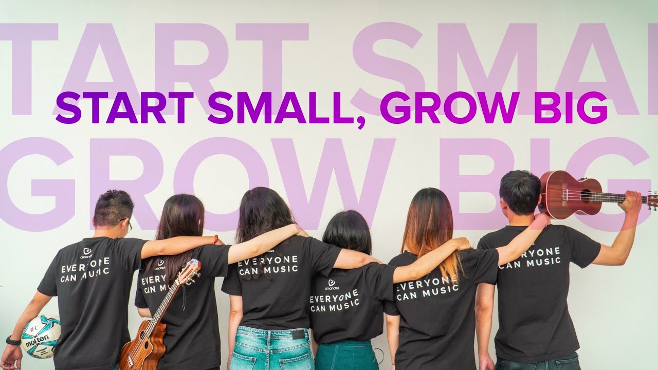 START SMALL - GROW BIG 💪 - YouTube
